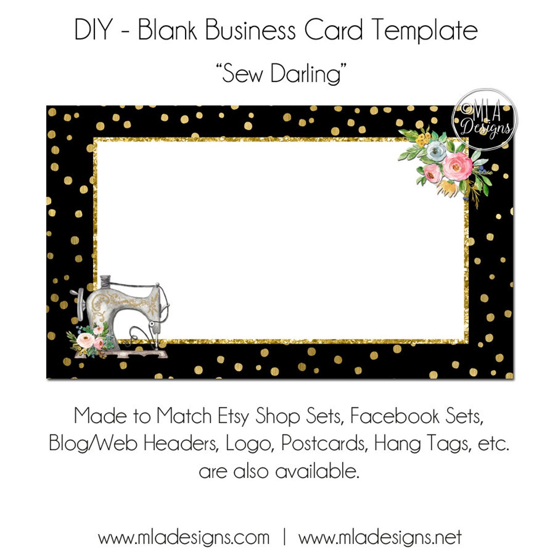 Sewing Business Card Template - Sewing Business Card, Embroidery ...