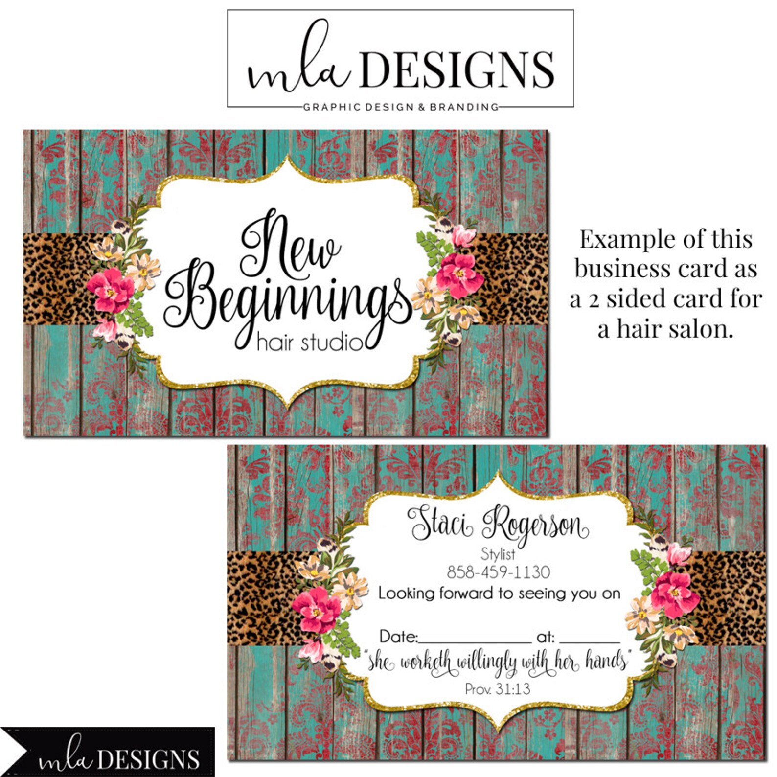 Custom Premade Business Cards Calamity Jane Watercolor - Etsy