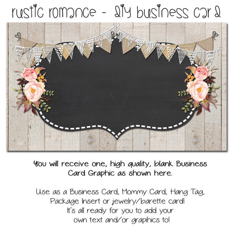 Rustic Business Card Custom Premade Business Cards Rustic - Etsy