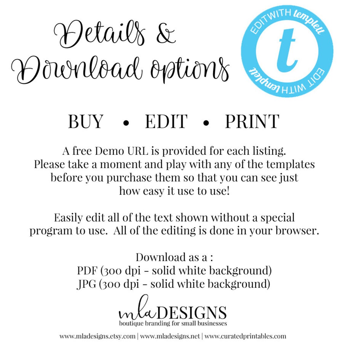 Editable Business Card DIY Business Card Business Card | Etsy