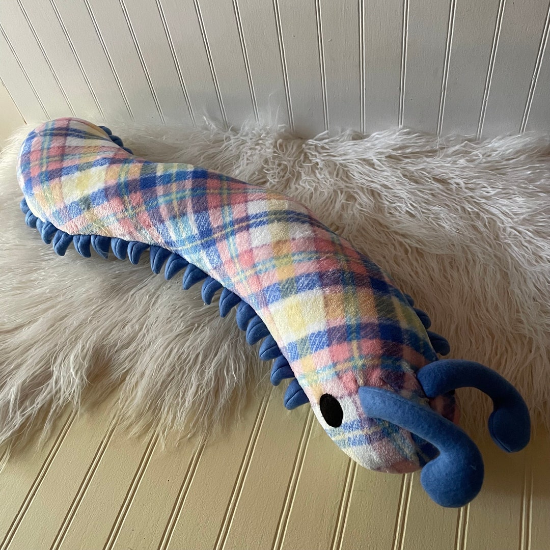 Picnic Plaid Millipede Plush, Millipede Toy, Plush Bug, Plush Insect - Etsy