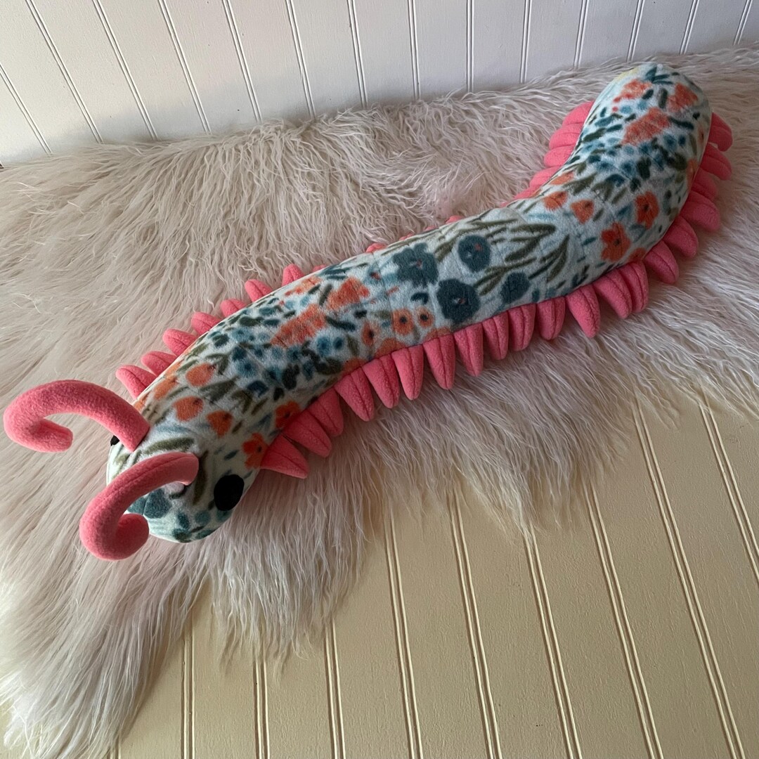 Spring Garden Millipede Plush, Millipede Toy, Plush Bug, Plush Insect ...