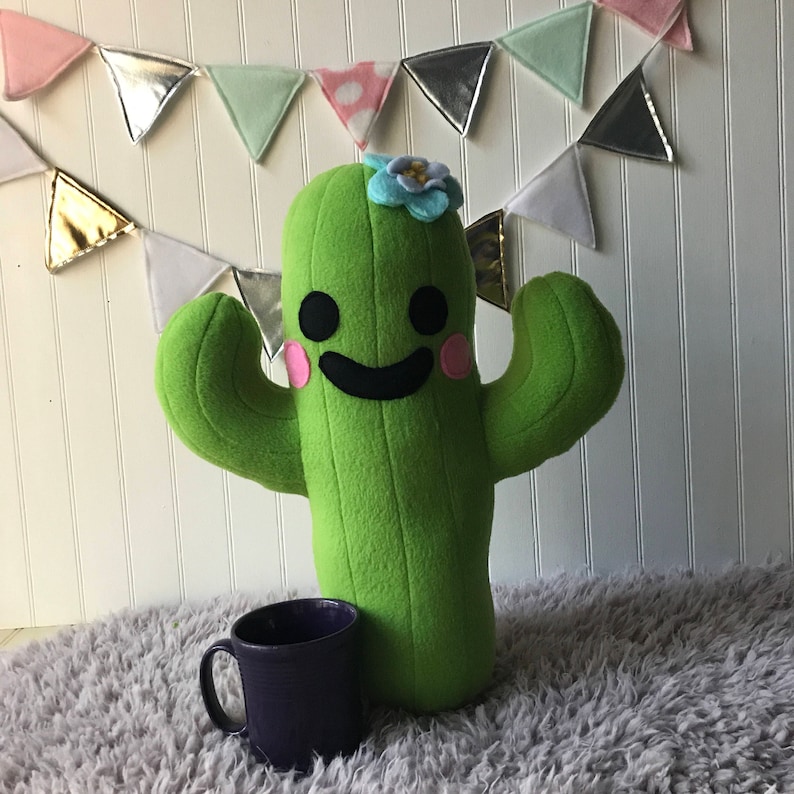 Cactus Buddy Toy Cactus Plush Cactus Cactus Pillow Saguaro | Etsy