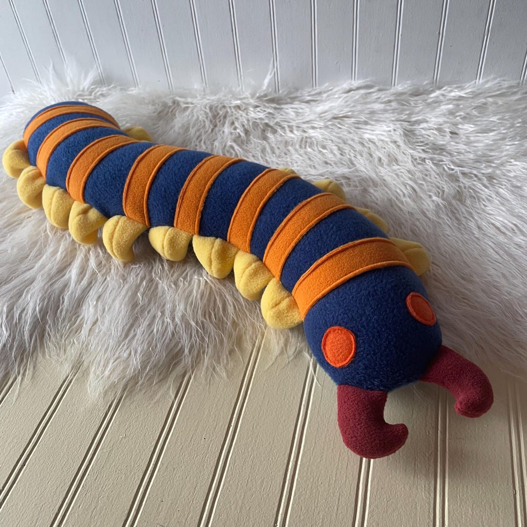Stripey Centipede Plush, Centipede Toy, Plush Bug, Plush Insect ...