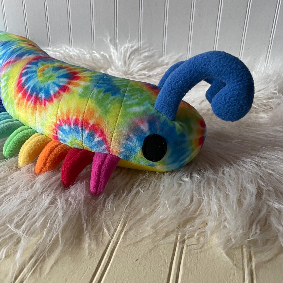 Rainbow Millipede Plush, Millipede Toy, Plush Bug, Plush Insect - Etsy