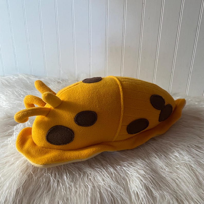 Golden Spotted Banana Slug, Plush Slug - Etsy
