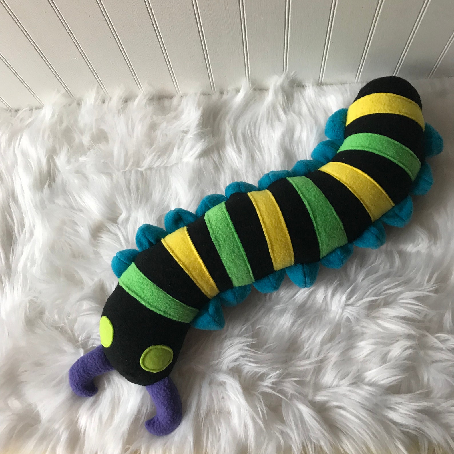 Stripey Centipede Plush Centipede Toy Plush Bug Plush | Etsy