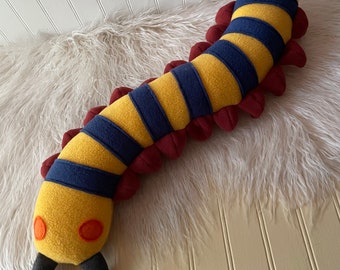 Rainbow Centipede Plush, Centipede Toy, Plush Bug, Plush Insect ...