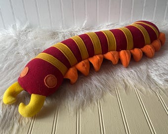 Rainbow Centipede Plush, Centipede Toy, Plush Bug, Plush Insect ...