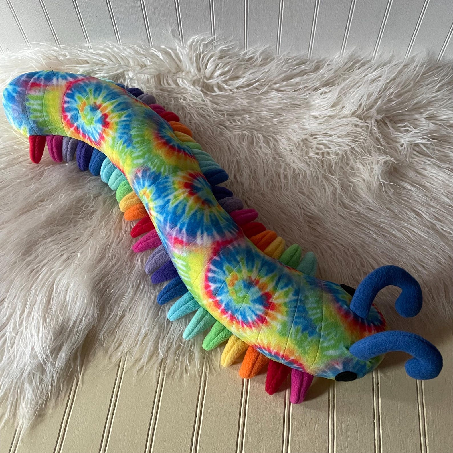 Rainbow Millipede Plush, Millipede Toy, Plush Bug, Plush Insect - Etsy