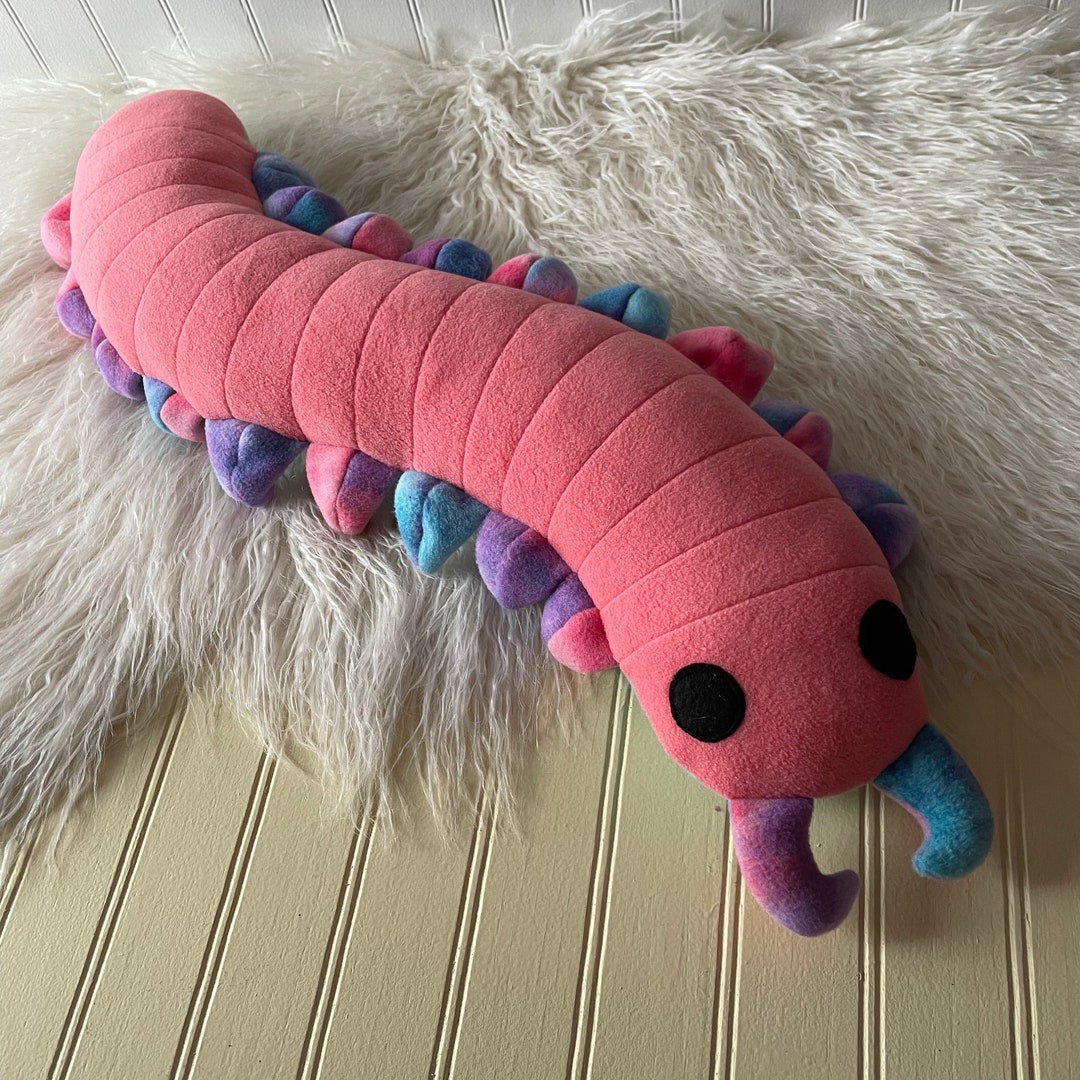 Peach Ice Centipede Plush, Centipede Toy, Plush Bug, Plush Insect ...