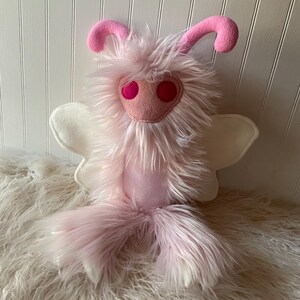 Pink Mothman, Monster Buddy, Toy Monster, Plush Mothman - Etsy