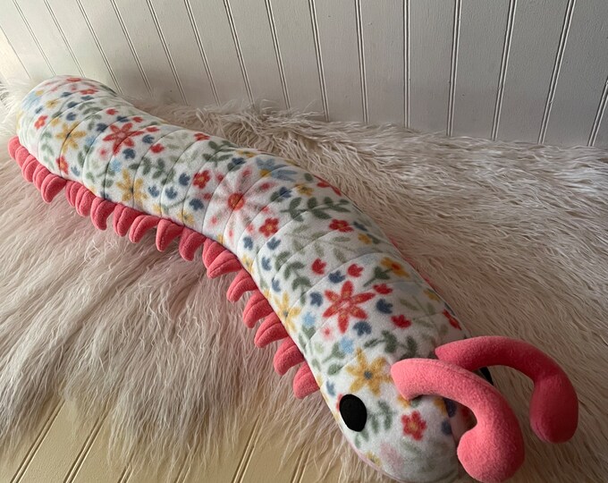 Summer Garden Millipede Plush, Millipede Toy, Plush Bug, Plush Insect ...