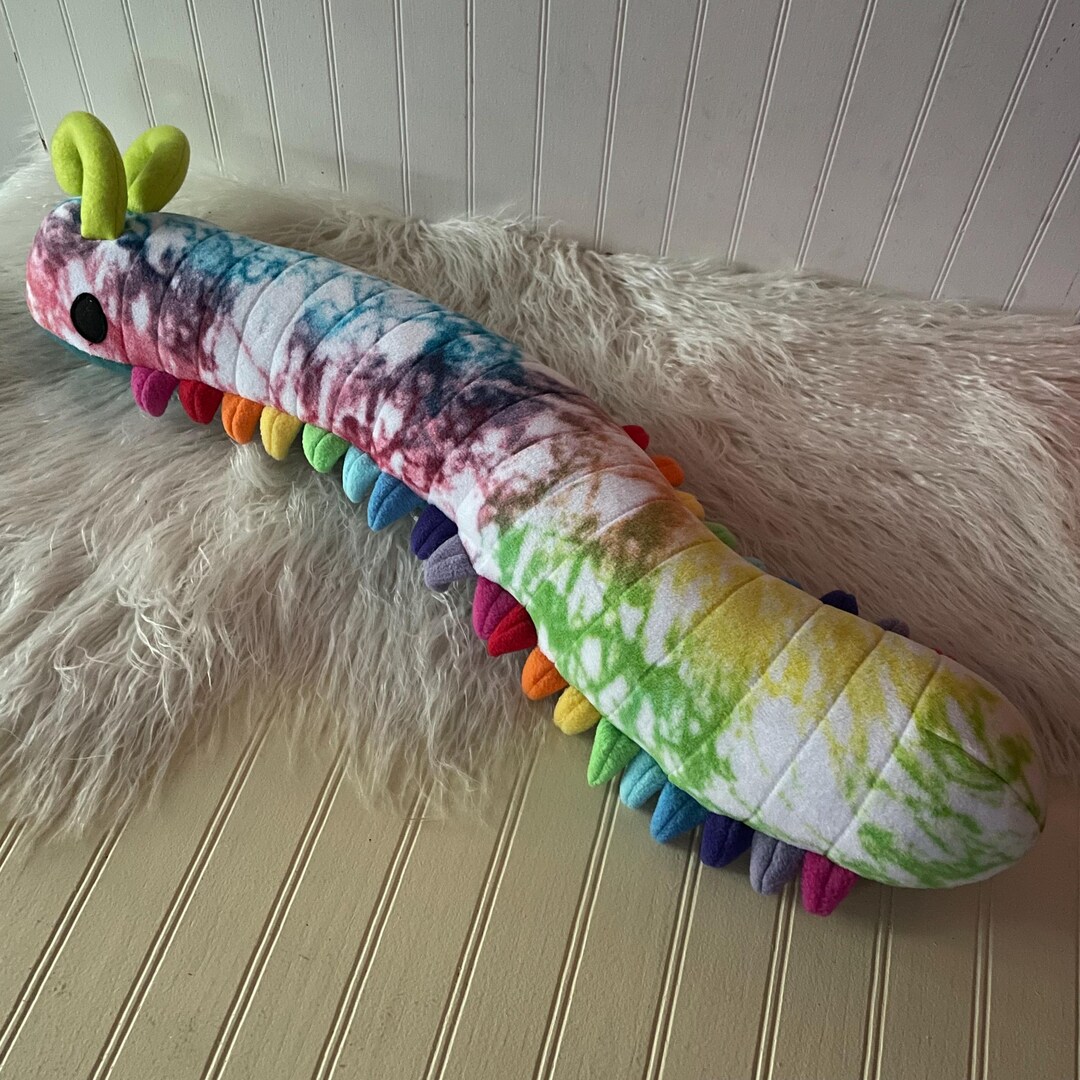 Rainbow Splash Millipede Plush, Millipede Toy, Plush Bug, Plush Insect ...