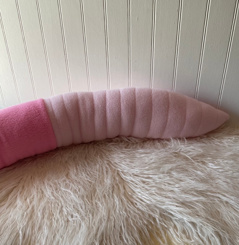 Earthworm Plush Worm Toy Pink Worm - Etsy