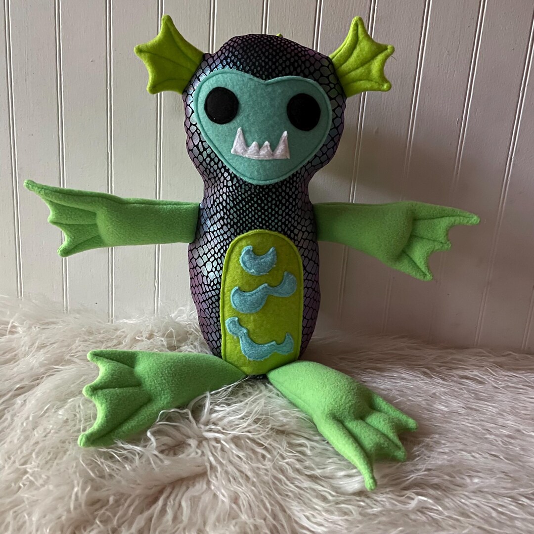 Swamp Monster, Monster Buddy, Toy Monster, Plush Swamp Creature - Etsy