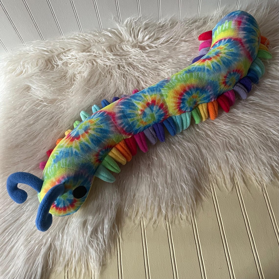 Rainbow Millipede Plush, Millipede Toy, Plush Bug, Plush Insect - Etsy