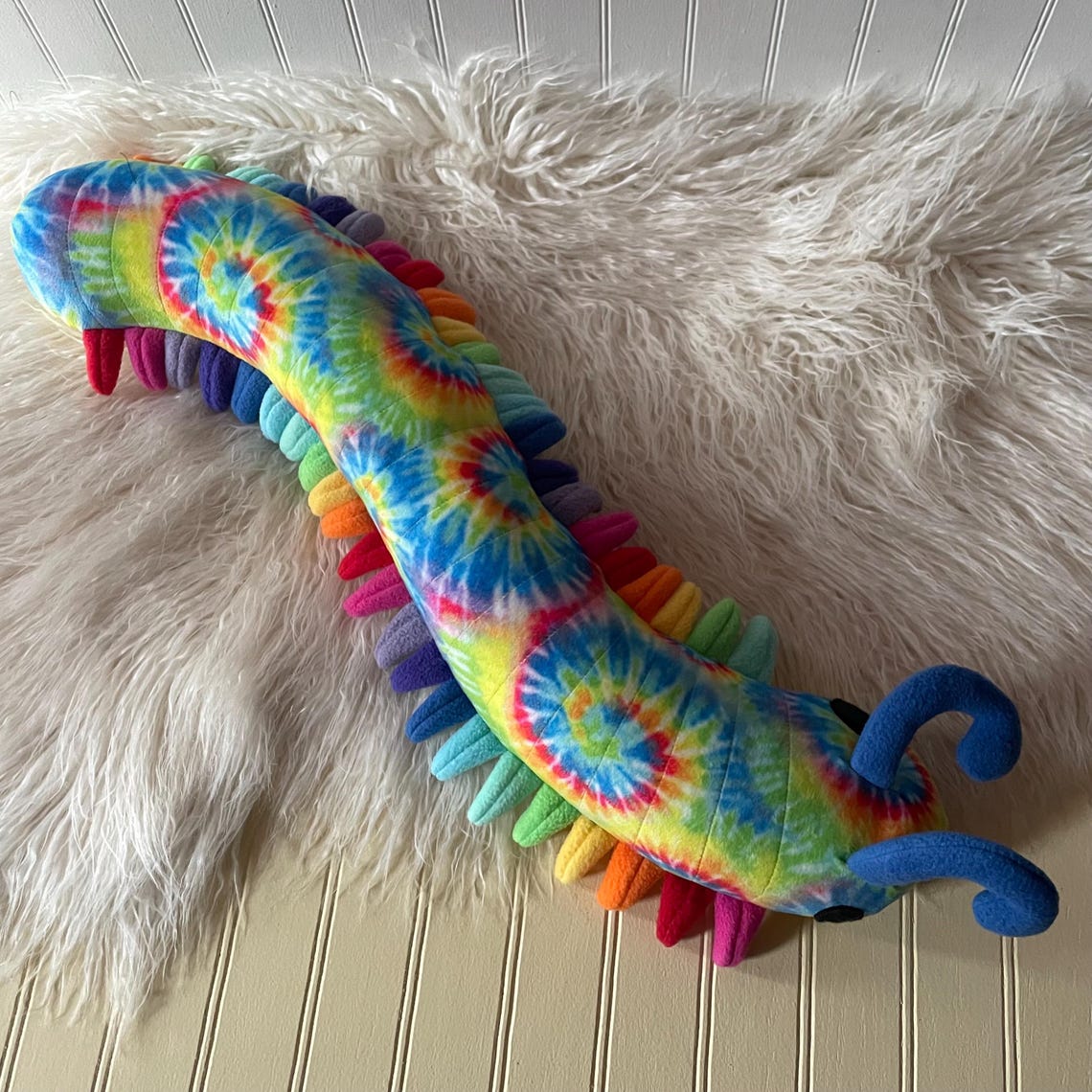 Rainbow Millipede Plush, Millipede Toy, Plush Bug, Plush Insect - Etsy
