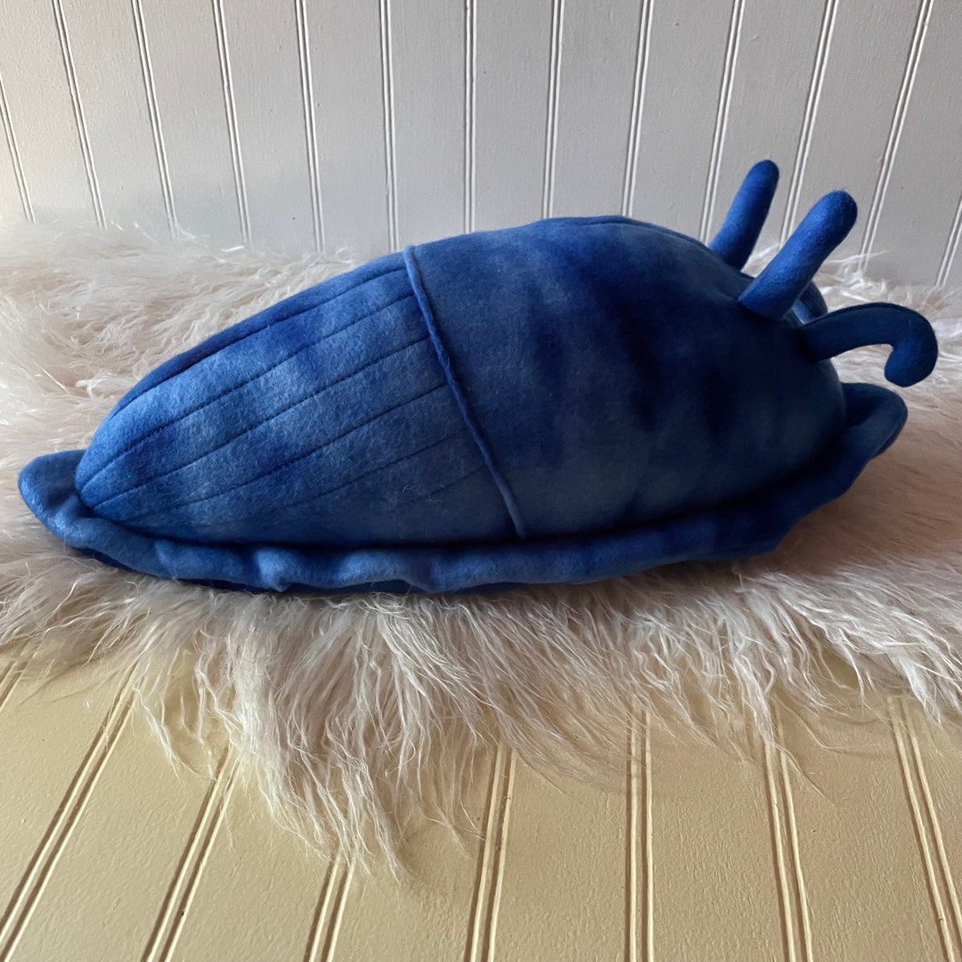 Midnight Blue Slug, Plush Slug - Etsy