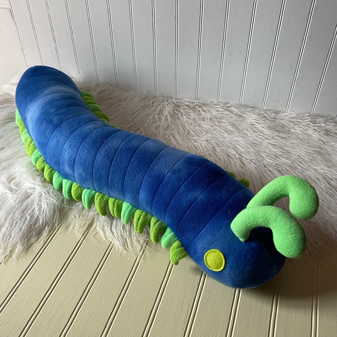 Blue Tide Millipede Plush, Millipede Toy, Plush Bug, Plush Insect - Etsy