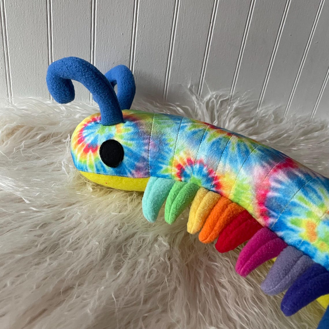 Rainbow Millipede Plush, Millipede Toy, Plush Bug, Plush Insect - Etsy