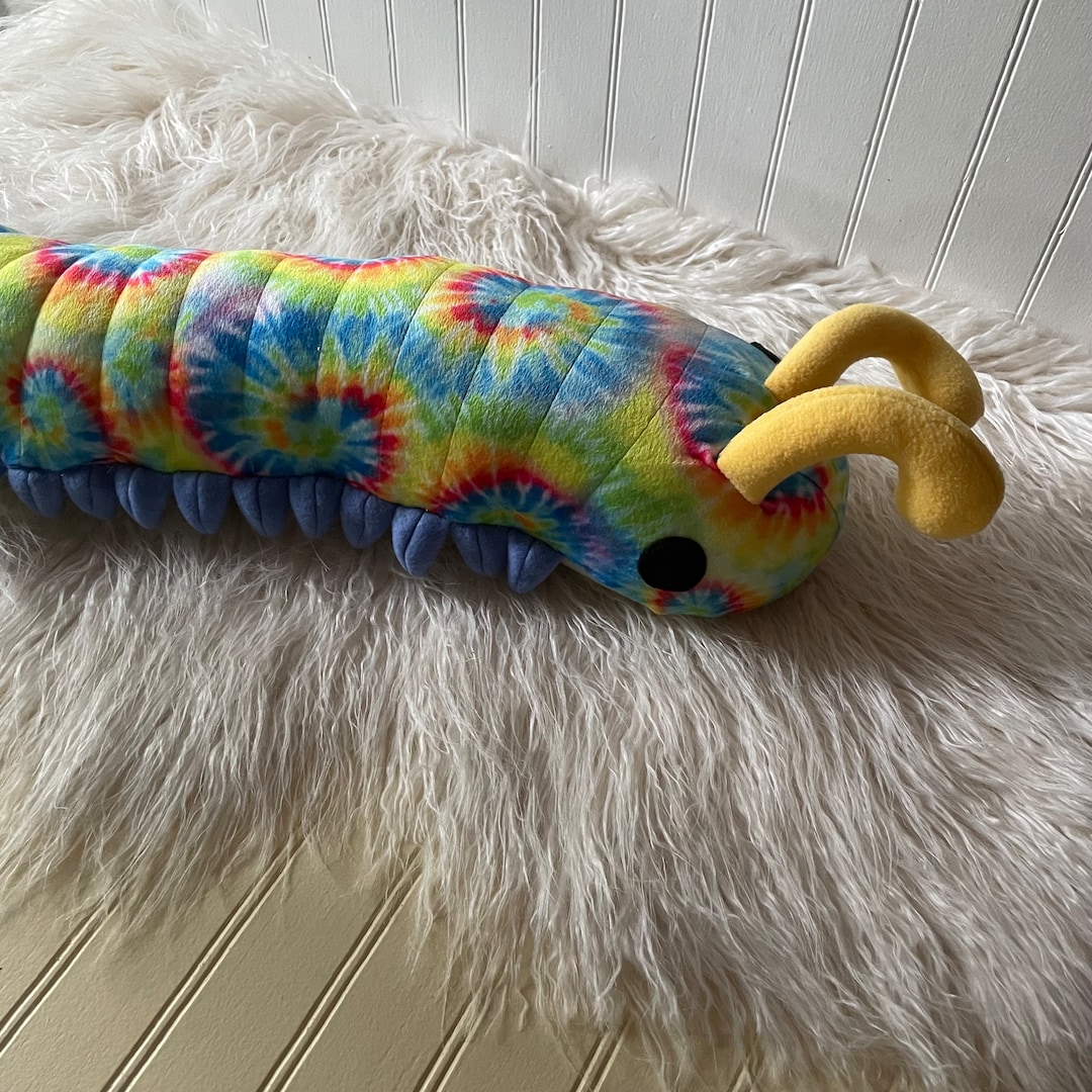 Giant Rainbow Millipede Plush, Millipede Toy, Plush Bug, Plush Insect ...