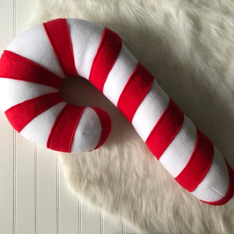Candy Cane Pillow - Etsy