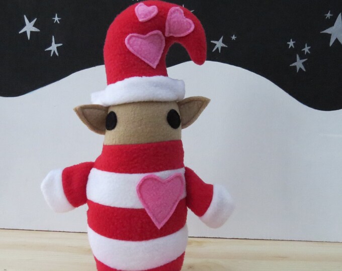 Lovey Dovey Elf Elf Doll Elf Plush Red Elf - Etsy