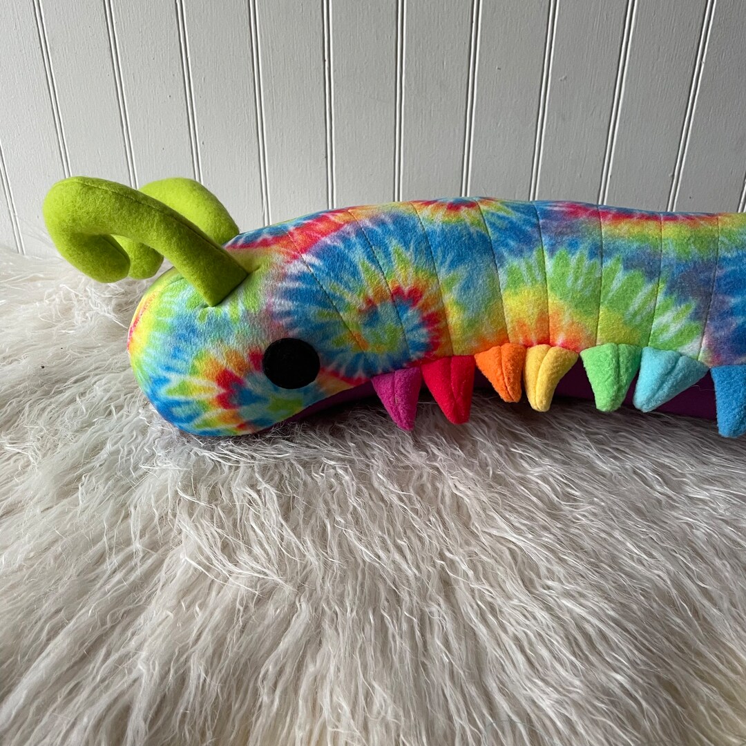 Giant Rainbow Millipede Plush, Millipede Toy, Plush Bug, Plush Insect ...