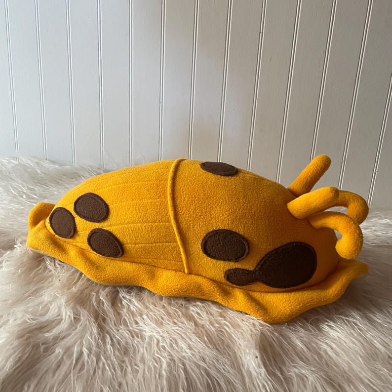 Golden Spotted Banana Slug, Plush Slug - Etsy