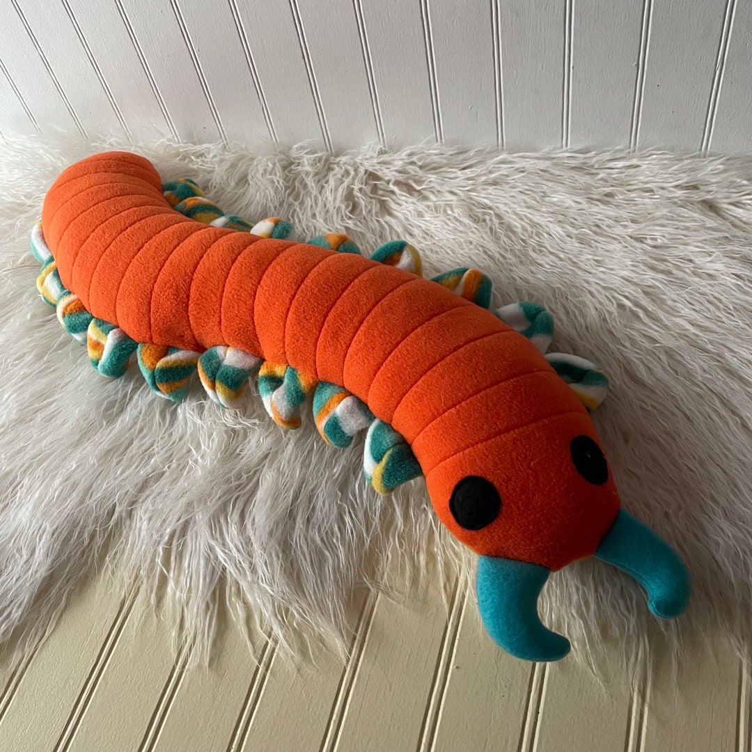 Sunset Canyon Centipede Plush, Centipede Toy, Plush Bug, Plush Insect ...