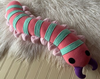 Stripey Centipede Plush, Centipede Toy, Plush Bug, Plush Insect ...