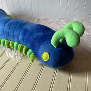 Blue Tide Millipede Plush, Millipede Toy, Plush Bug, Plush Insect - Etsy