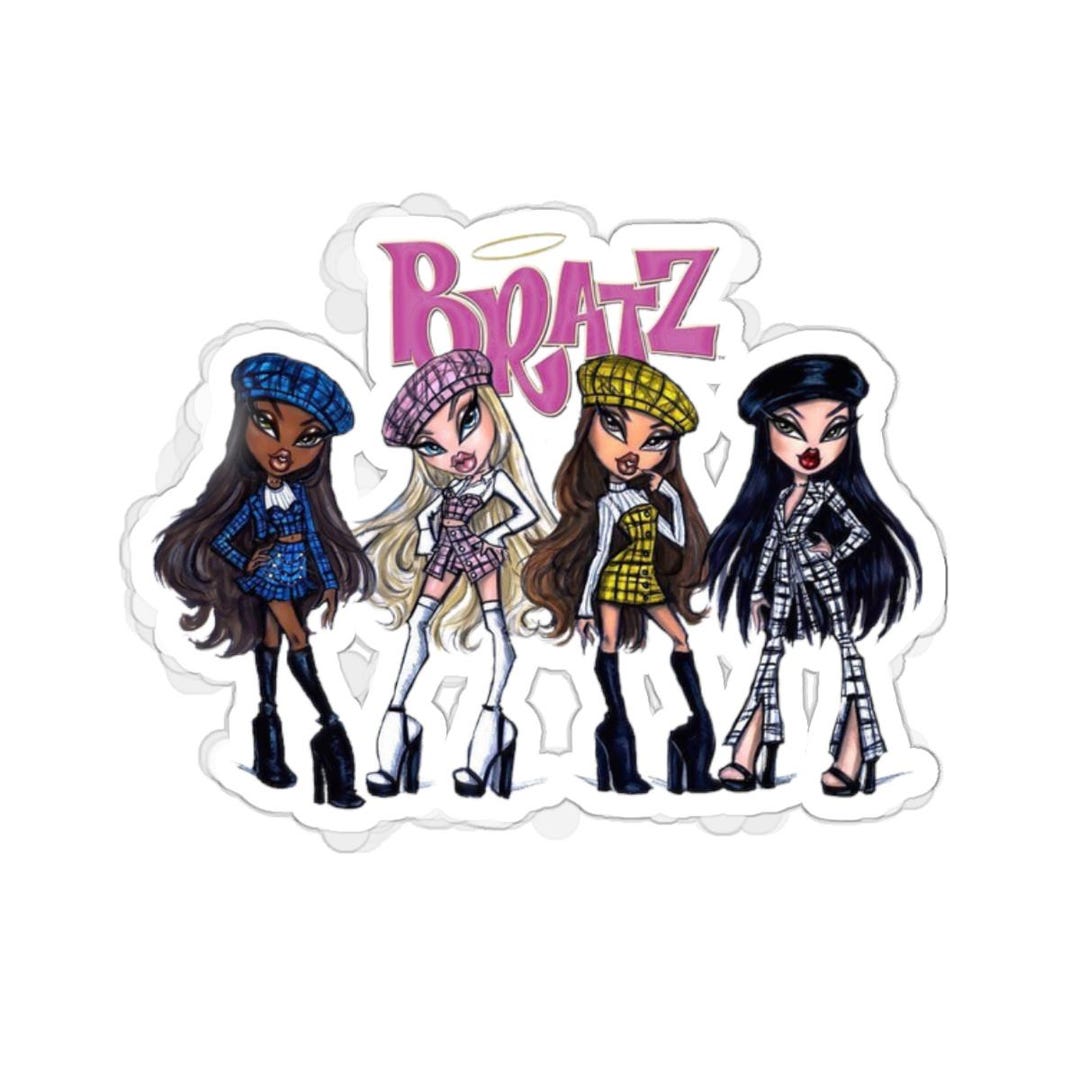 Y2K Barbie Kiss-cut Stickers, 2000s Bratz Decals, Trendy Mcbling ...