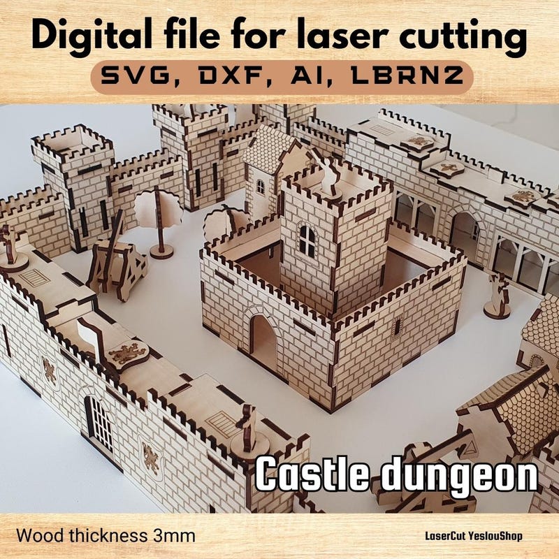 Small Castle Miniature - Etsy