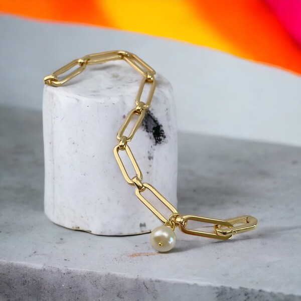 Chunky Paperclip Bracelet - Etsy