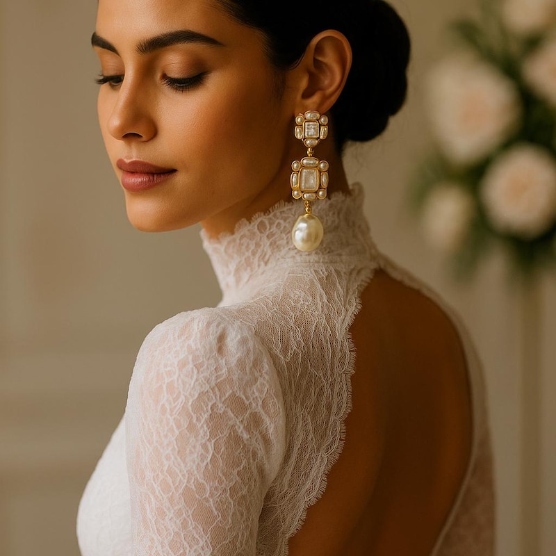 Pearl Earrings Georgian - Etsy