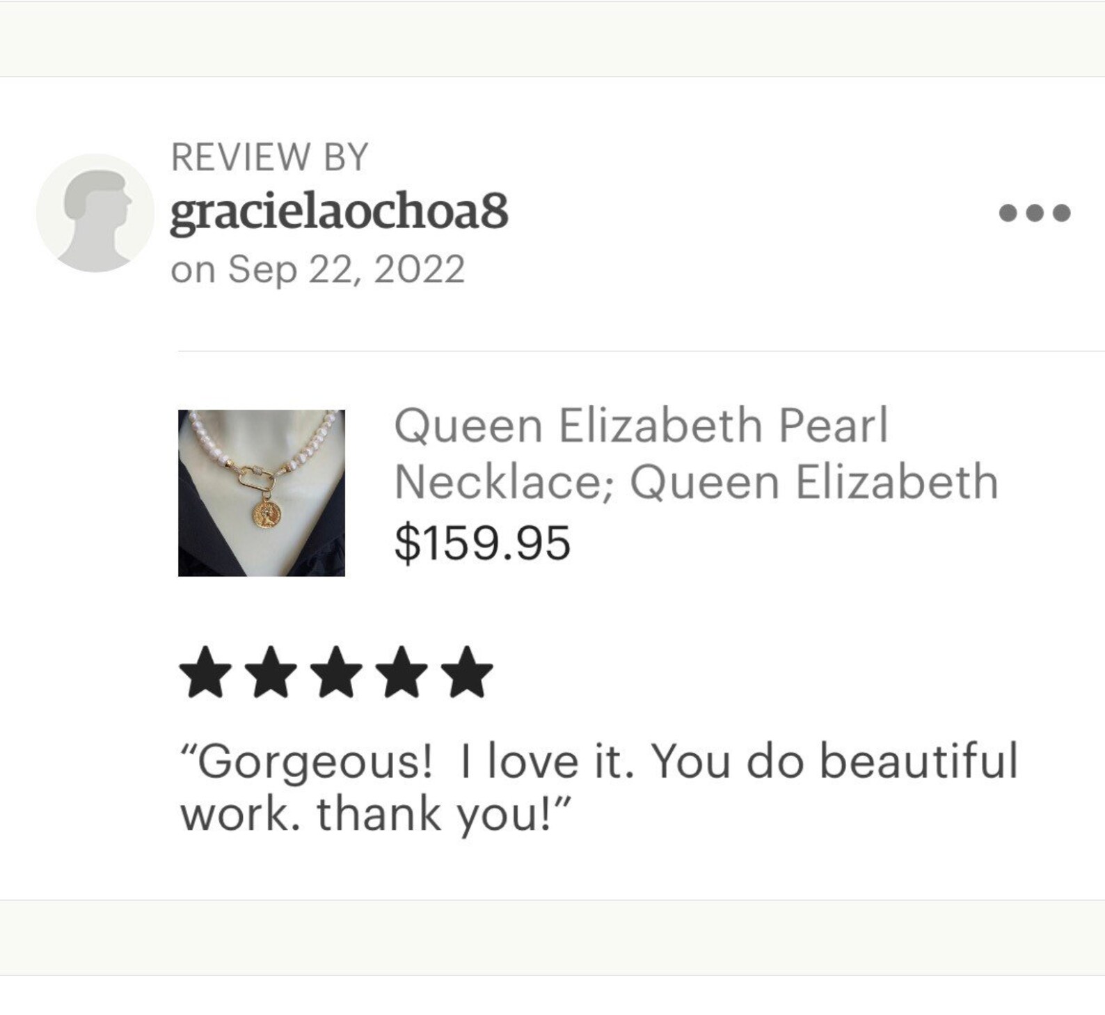 Queen Elizabeth Pearl Necklace Queen Elizabeth Charm Gifts - Etsy