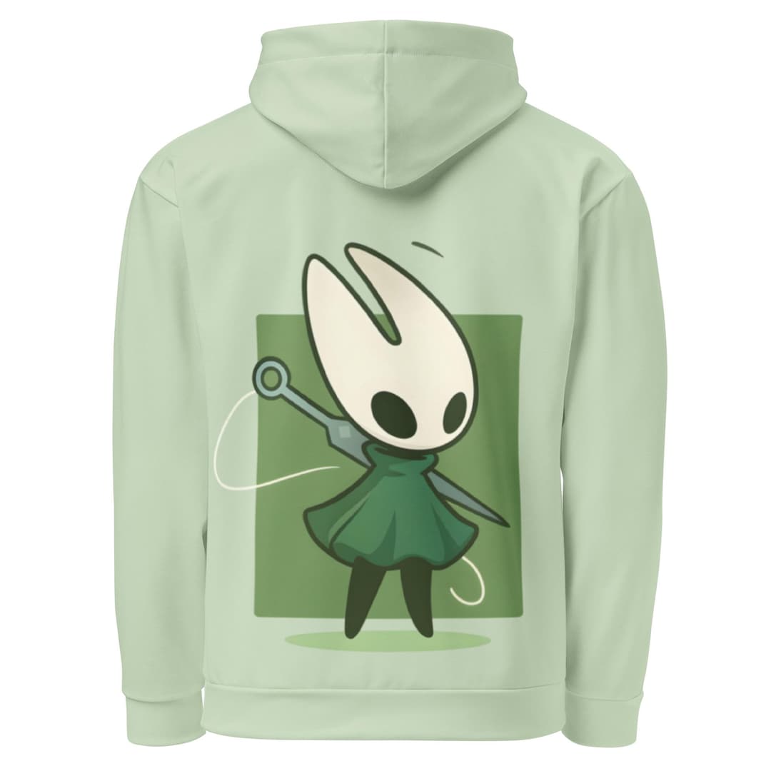 Chibi Hornet Green Hoodie – Hollow Knight Inspired Indie Game Hoodie ...