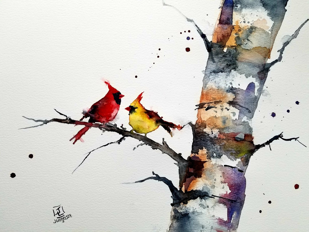 Cardinal Prints, Animal Prints, Birch Tree Art, Birch Prints ...