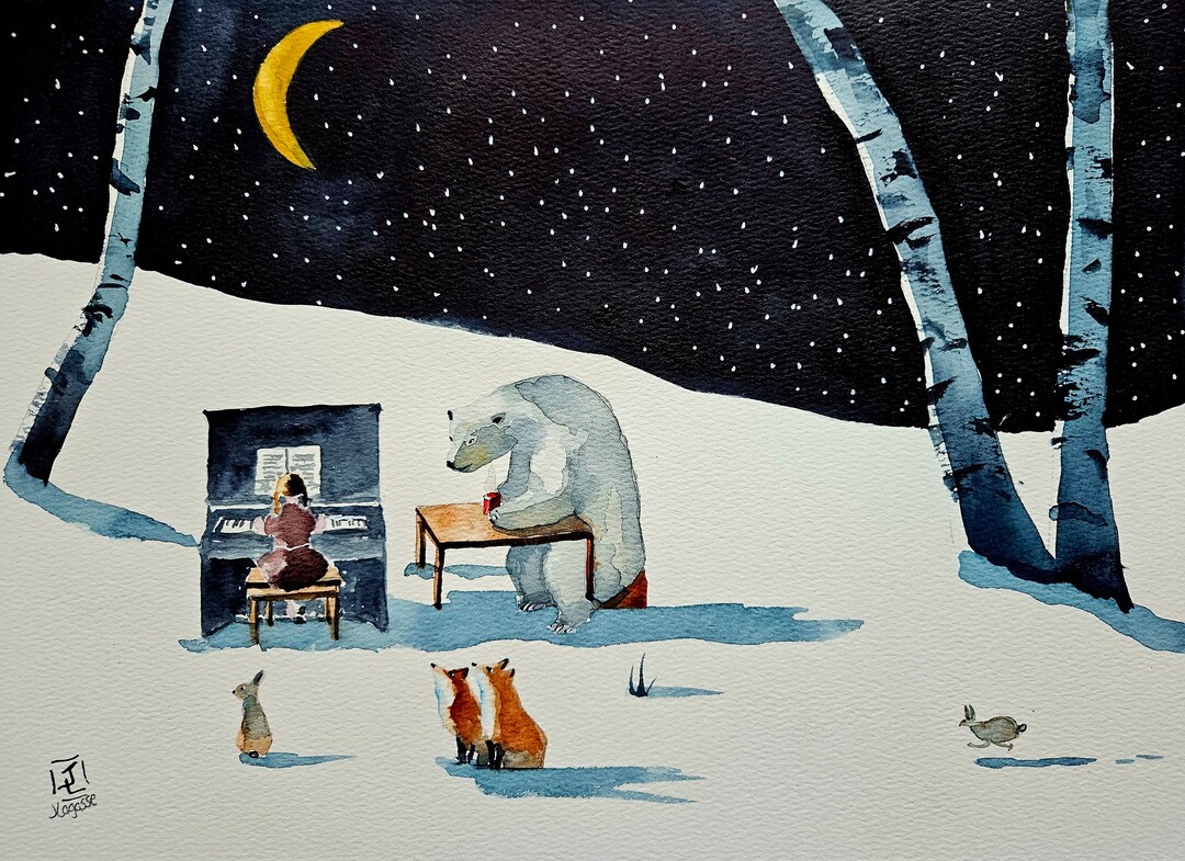 ACEO Print Aceo Limited Edition Art Card Watercolor Painting Landscape ...