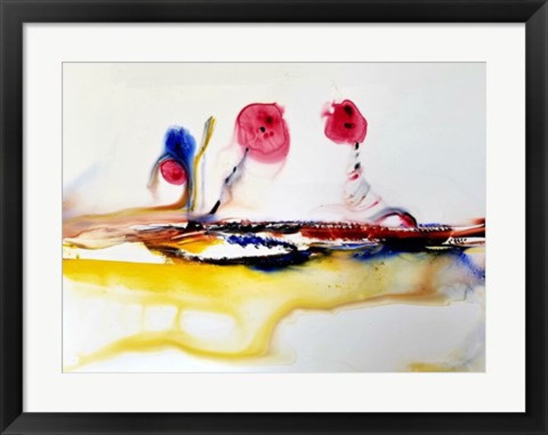 ORIGINAL Abstract LANDSCAPE Painting, WATERCOLOR, Jim Lagasse Art, Wall ...