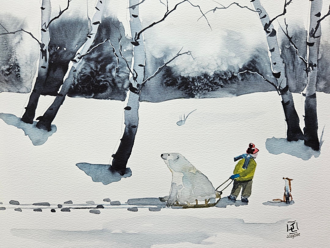 ACEO Print Aceo Limited Edition Art Card Watercolor Painting Landscape ...