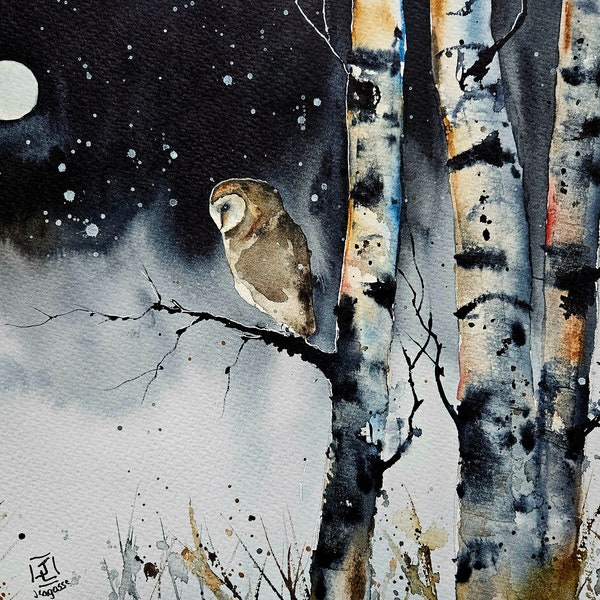 Owl Prints - Etsy
