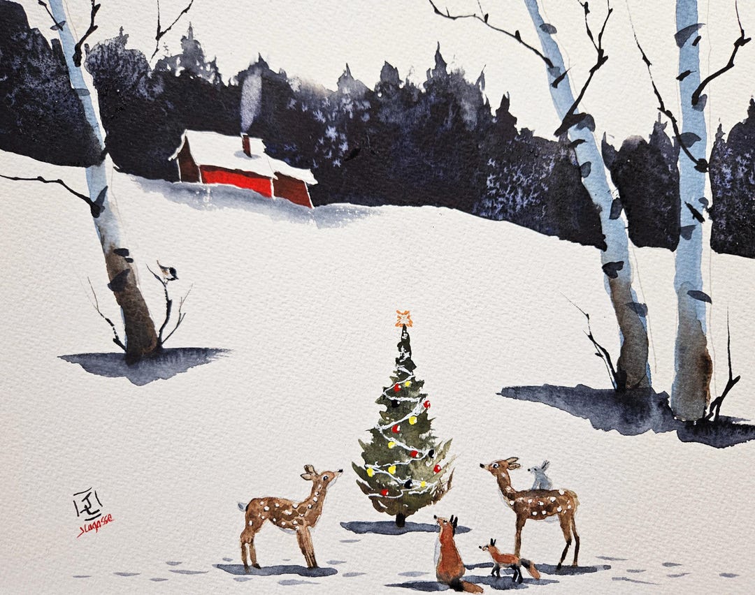 ACEO Print Aceo Limited Edition Art Card Watercolor Painting Landscape ...