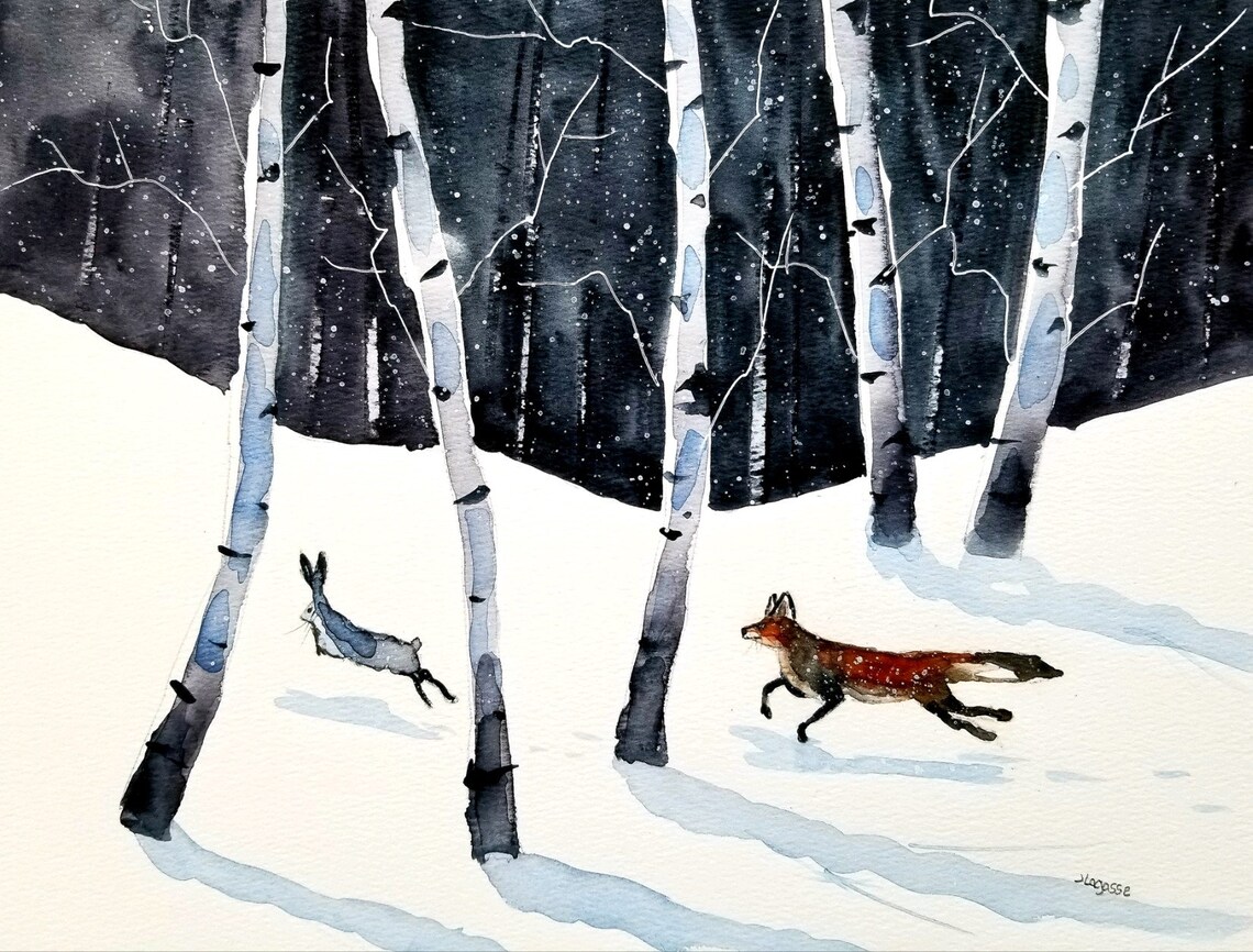 ACEO Print Aceo Limited Edition Art Card Watercolor Painting - Etsy