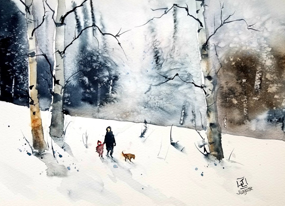 ACEO Print Aceo Limited Edition Art Card Watercolor Painting Landscape ...