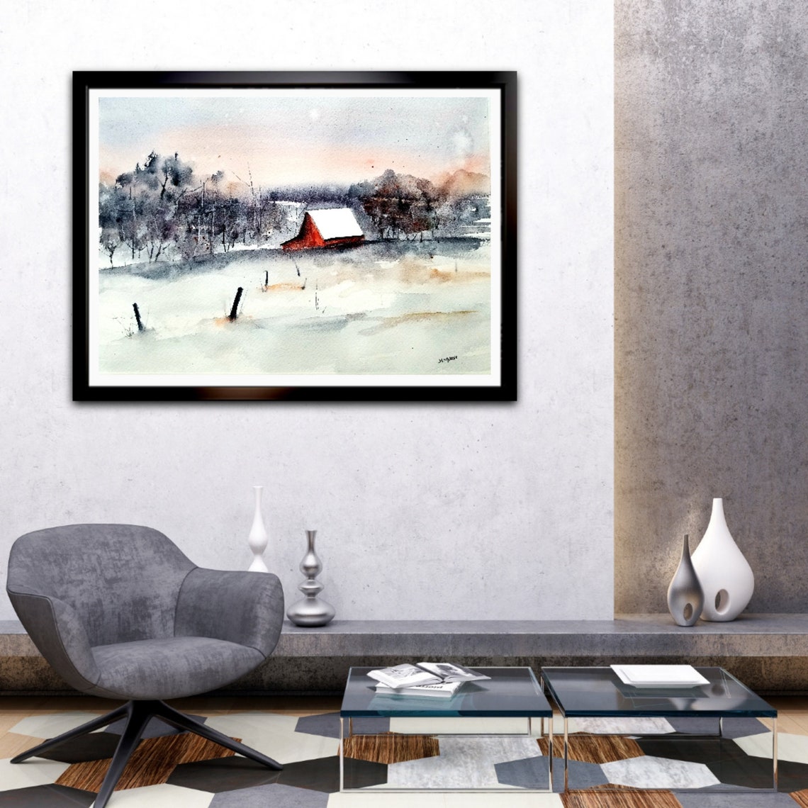 Original Watercolor Painting by Jim Lagasse Home Decor - Etsy