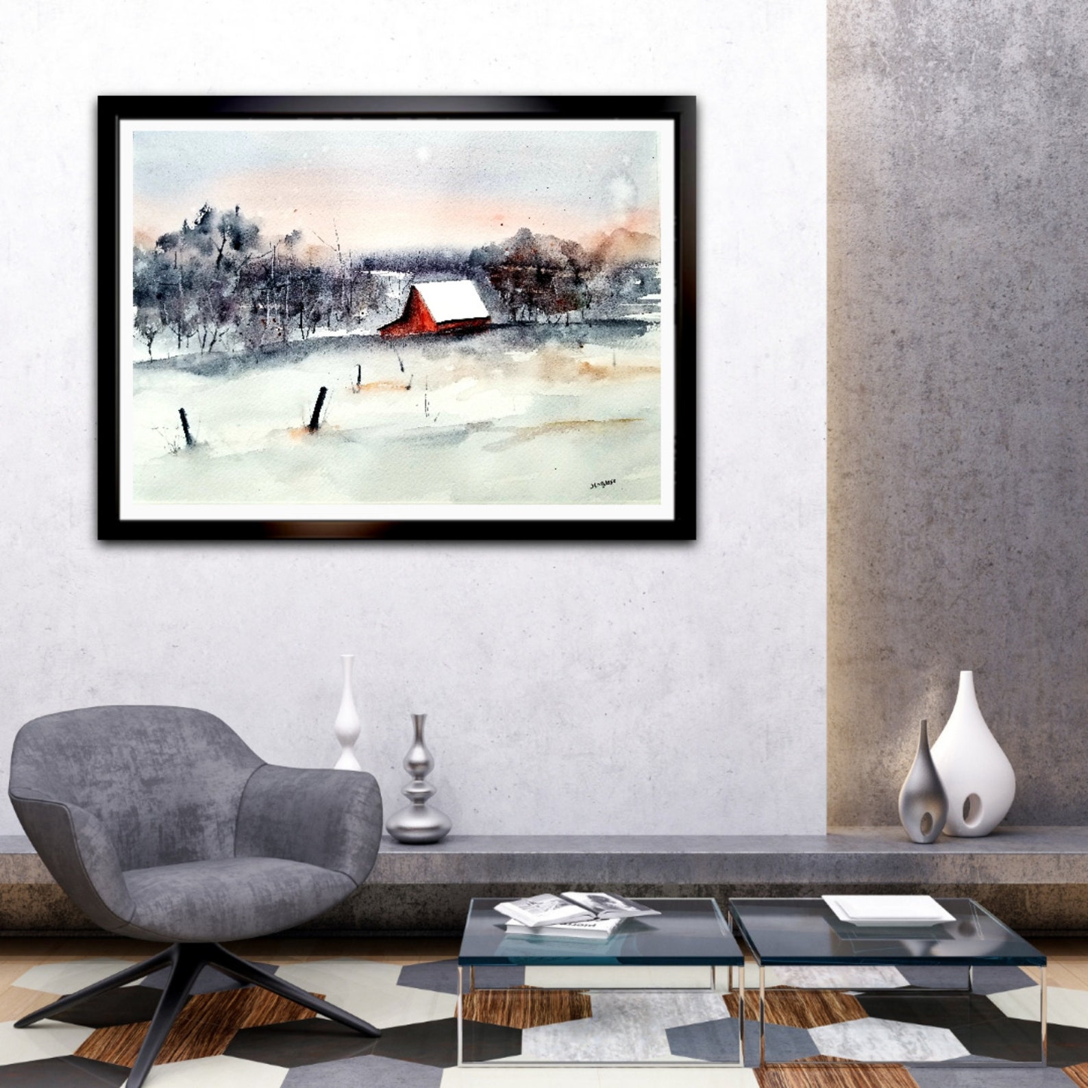 Original Watercolor Painting by Jim Lagasse| Home Decor| Painting ...