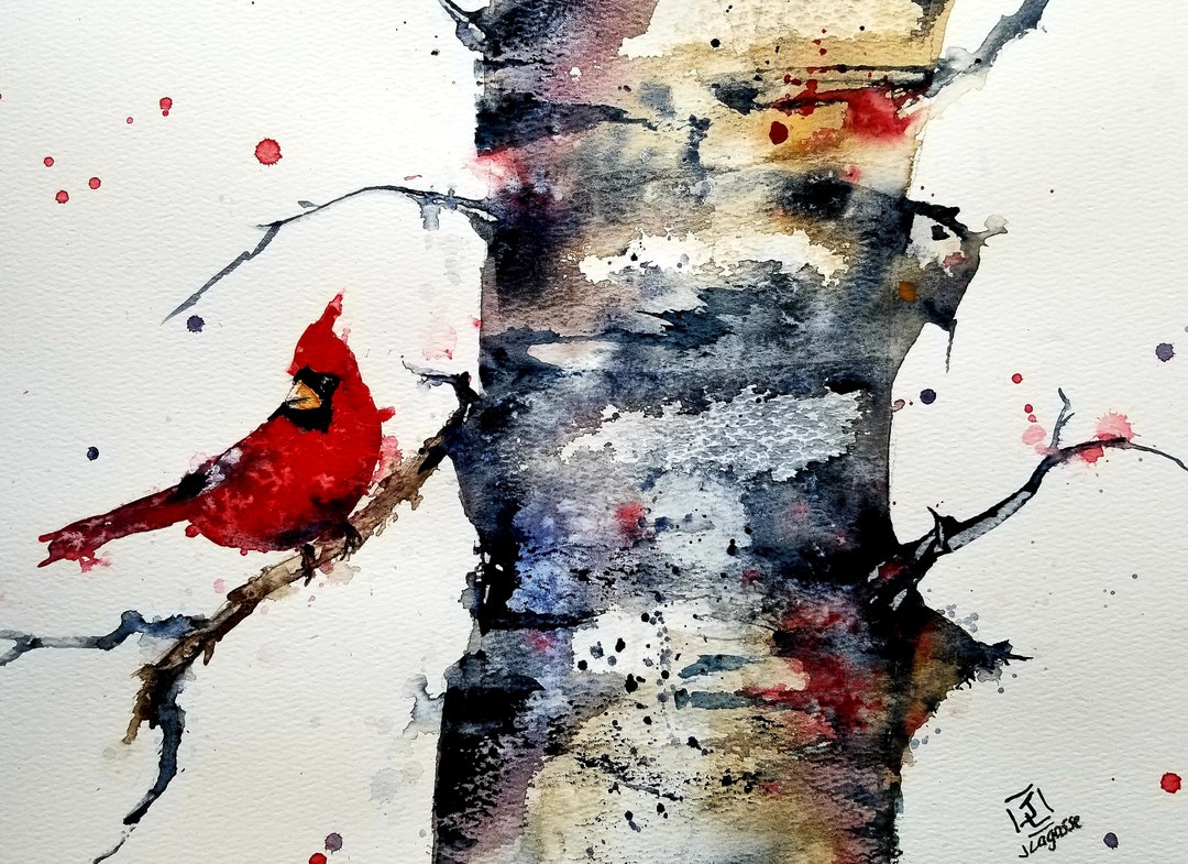 Cardinal Prints, Animal Prints, Birch Tree Art, Birch Prints ...